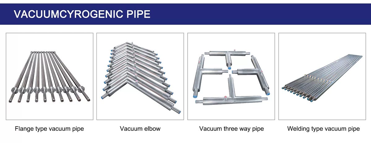 Stainless steel cryogenic vacuum jacketed insulated pipe for lng | by ...