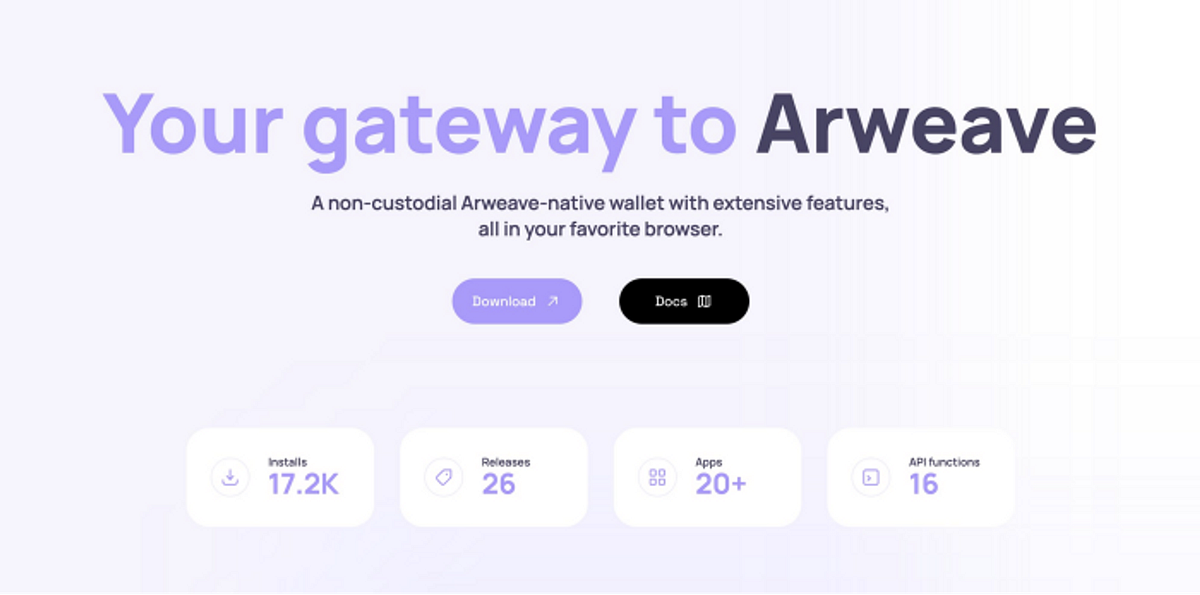 ArConnect 1.0 Officially launched, Arweave Ecosystem Entry Upgraded ...