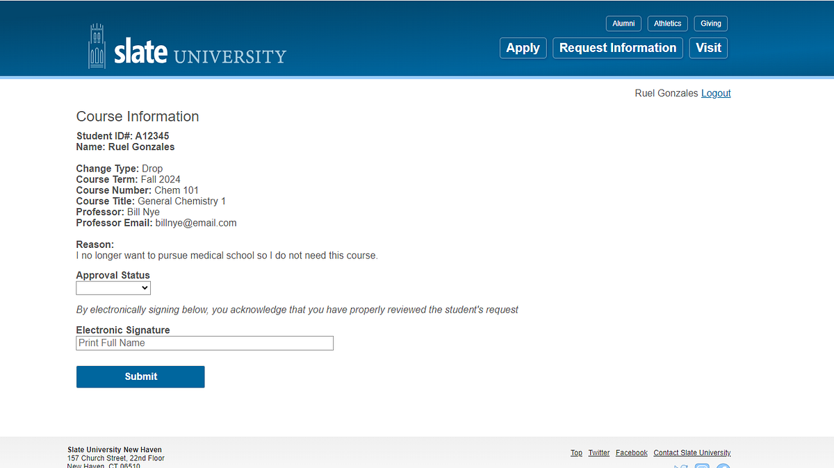 Slate DevLog: Approval Forms. A request that has become more… | by Ruel ...