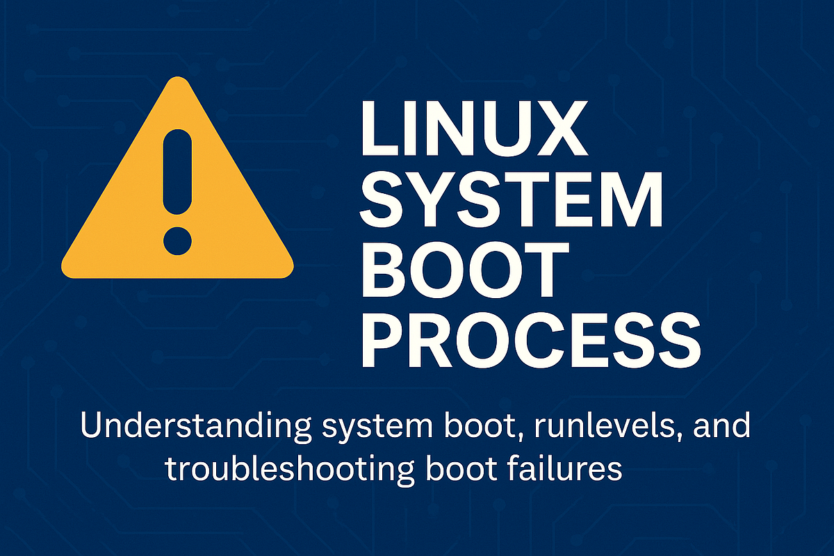 🚀 Day 13: Understanding the Linux Boot Process — From Power-On to Prompt | by Shrikant Ganji ...