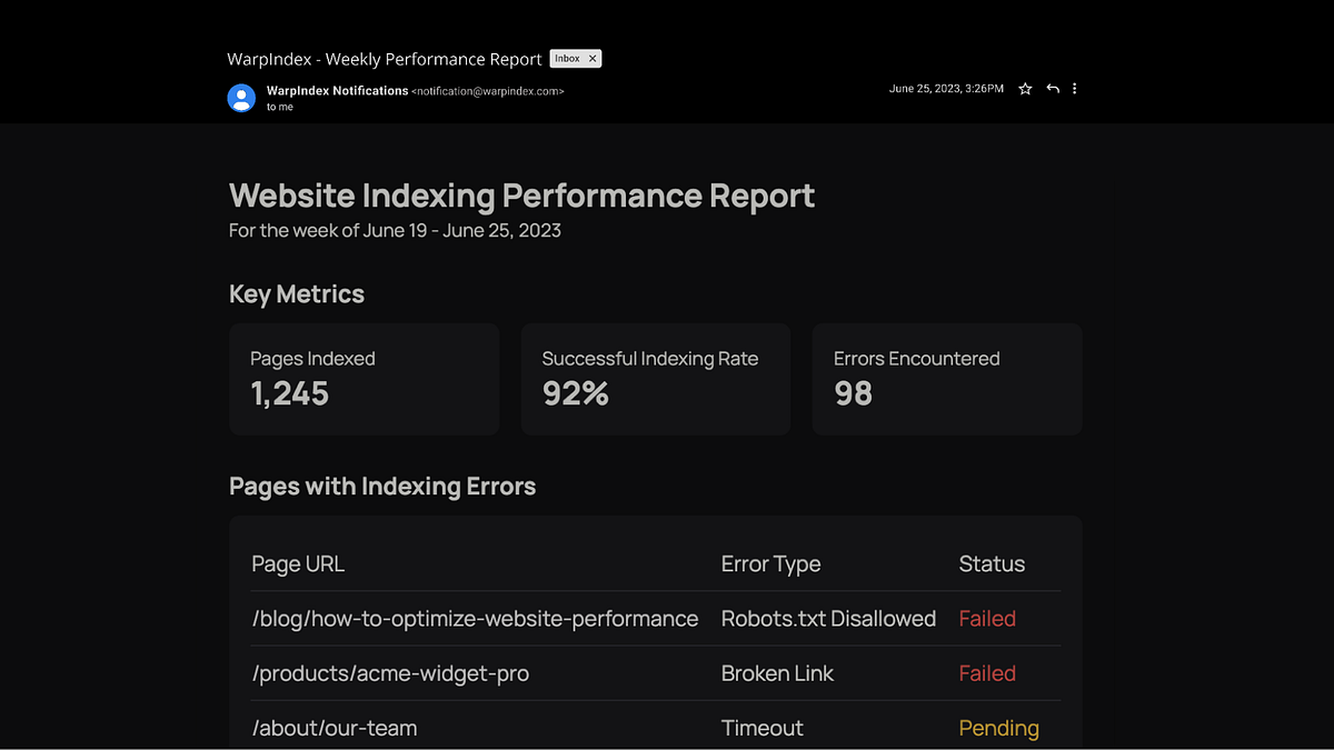 WarpIndex Review | by Simplectg1 | Sep, 2024 | Medium