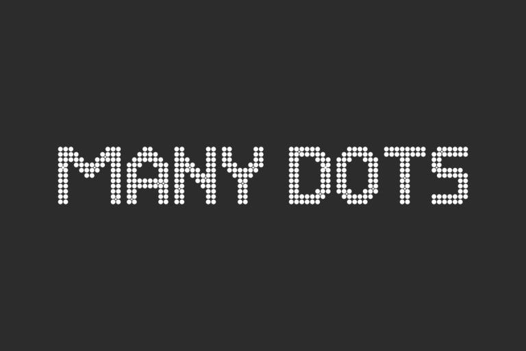 Many Dots Font Free Download - Kaitooon - Medium