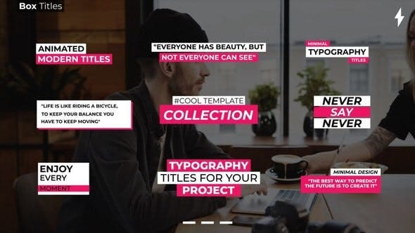 Box Text Titles | After Effects (Titles Video Templates) | by ...