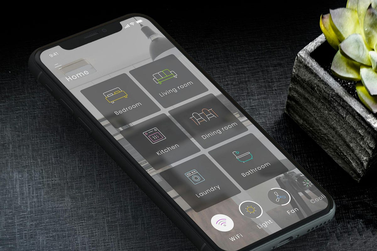Smart Home Dashboard Dark Mobile Ui UX and UI Kits Graphic Templates ...