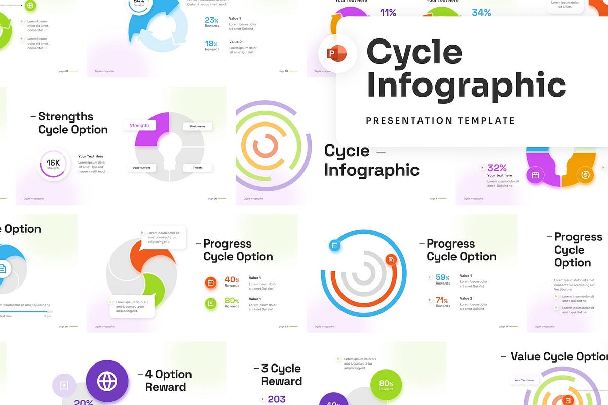 Cycle PowerPoint Infographic | by Fractalfaerie | Aug, 2024 | Medium