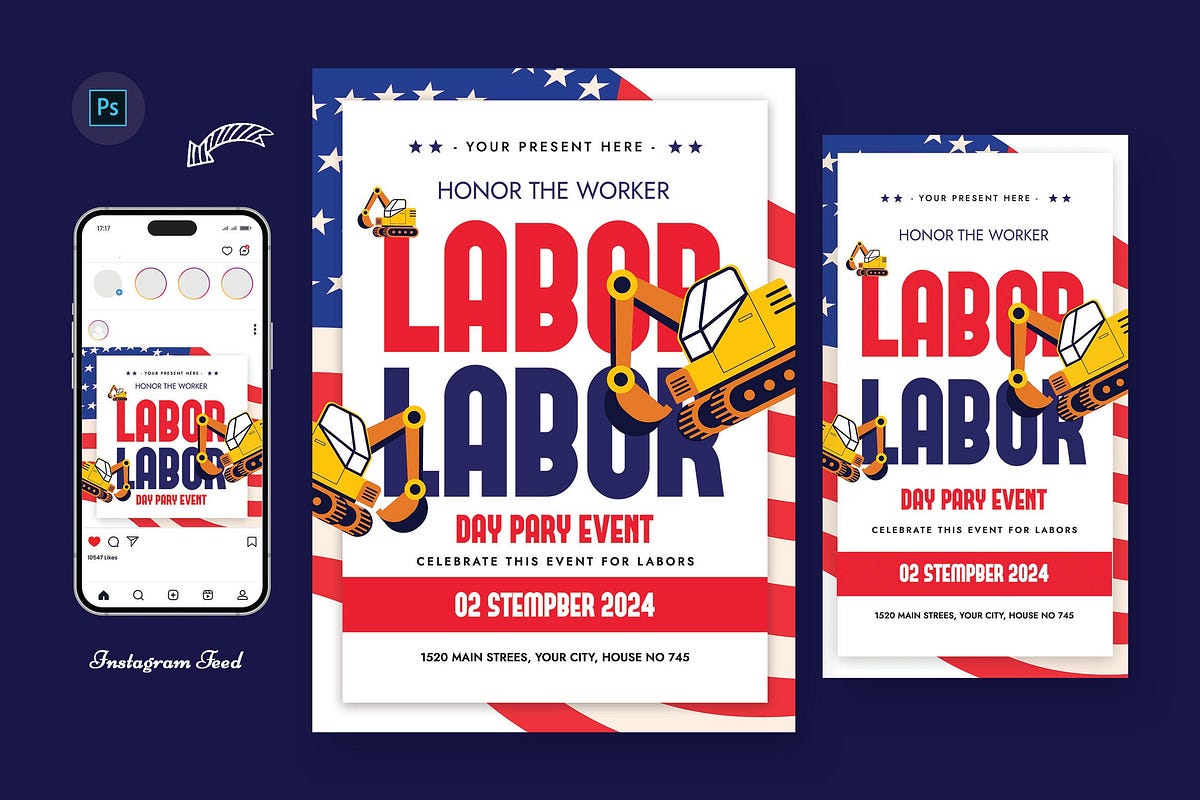 Native Labor Day Flyer Template | by Lumenlorekeeper | Aug, 2024 | Medium