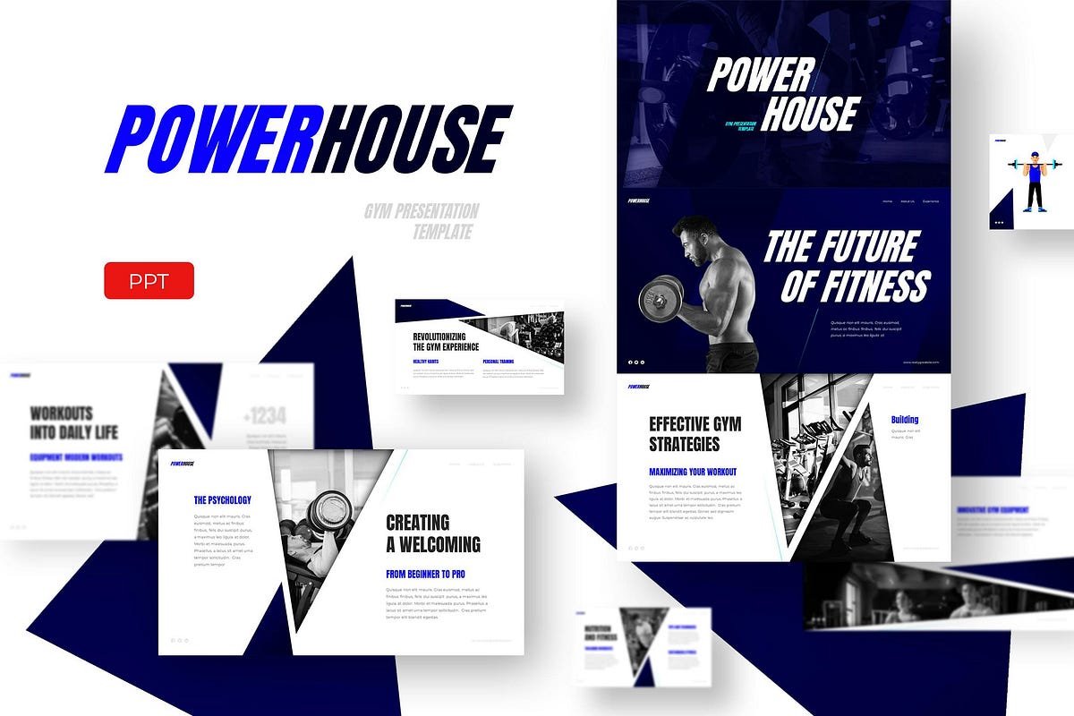 PowerHouse Gym Presentation Template - Colormaster - Medium