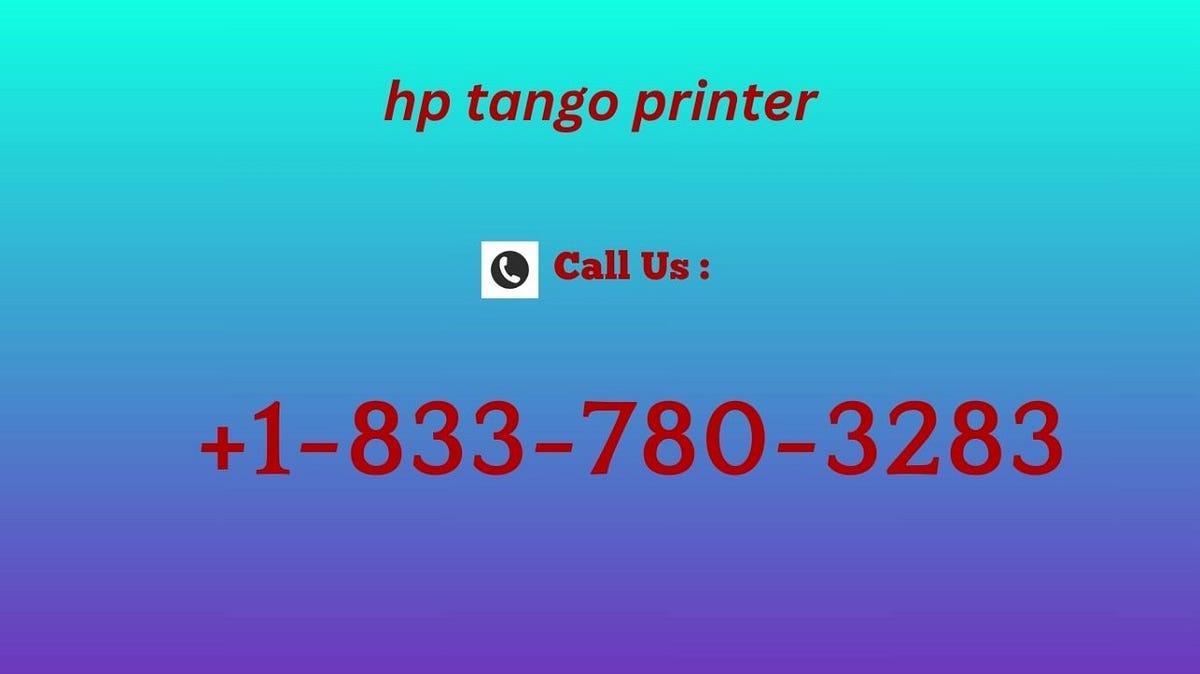 📱+𝟷-𝟾𝟹𝟹-𝟽𝟾𝟶-𝟹𝟸𝟾𝟹📱 | How do I connect my HP tango printer to WIFI? | by Anny Perry | Medium