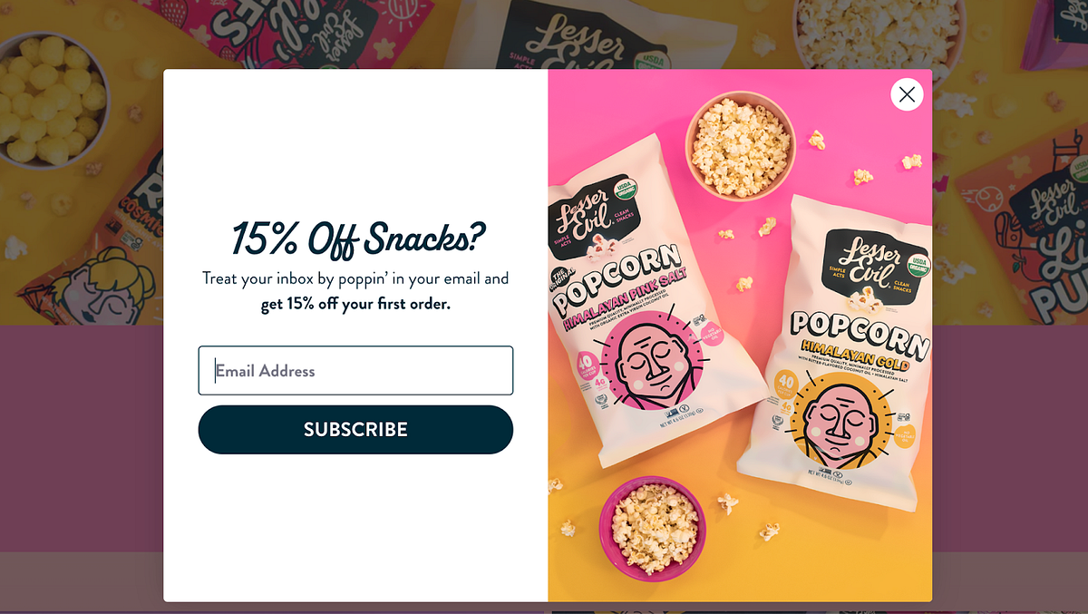Popcorn, Pop-ups, and Patience: A Snack Lover’s Email Odyssey | by ...