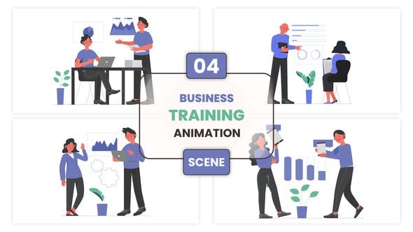 Business Training Animation Scene - Yvessaintlaurent - Medium