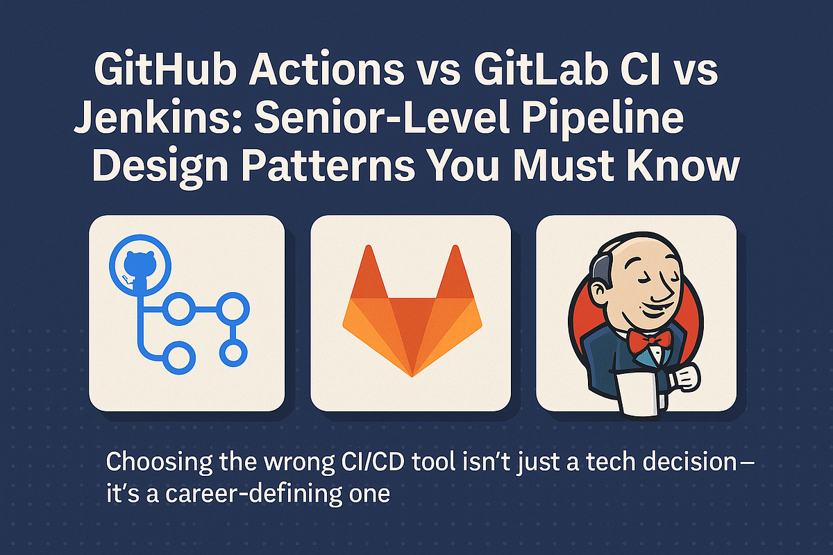 GitHub Actions vs GitLab CI vs Jenkins: Senior-Level Pipeline Design ...