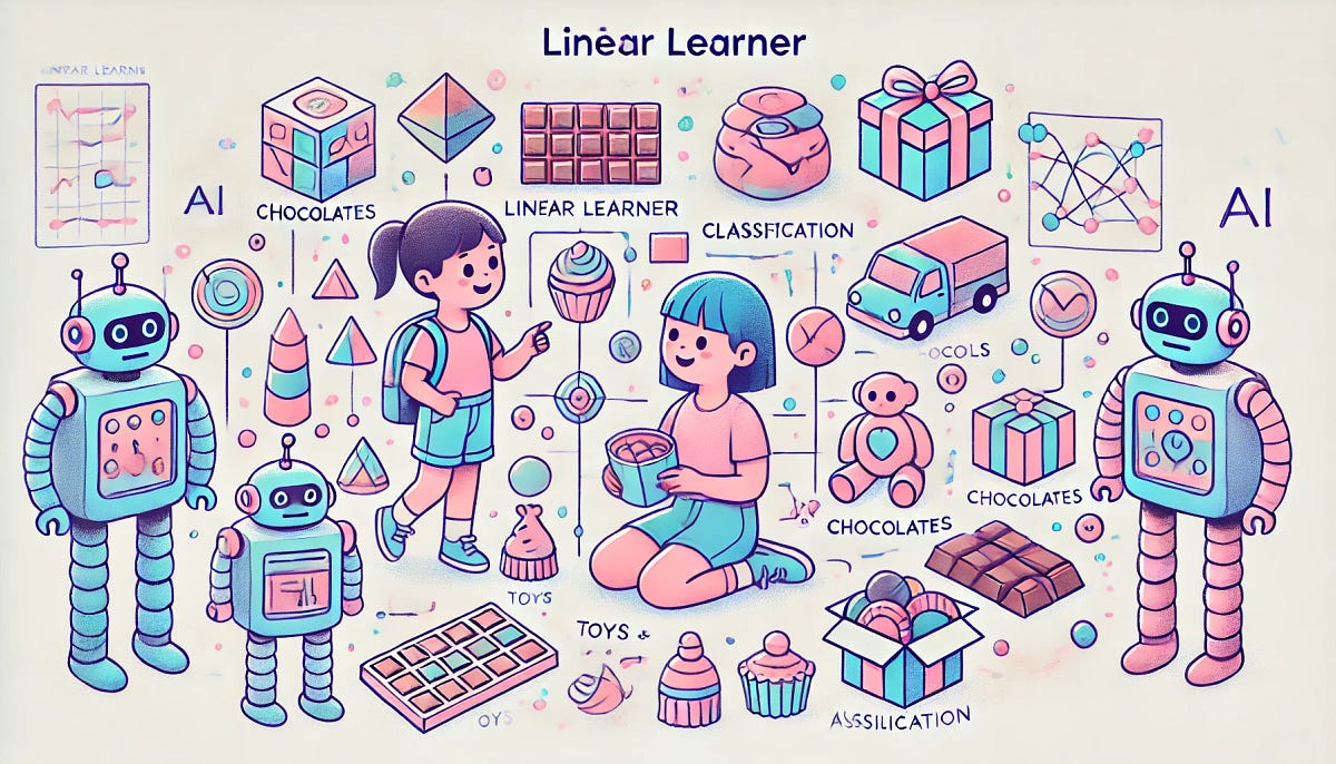 Chocolate, Toys, and the World of AI: Understanding Linear Learner (Classification) 🍫🧸 | by ...