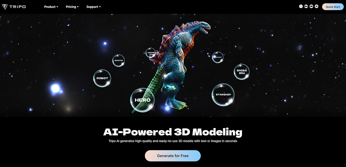 TriPo AI: Revolutionizing 3D Modeling with AI | by Octoway | Medium