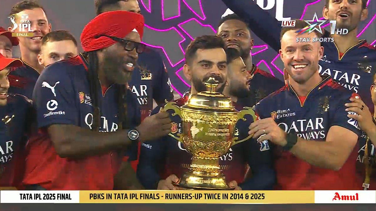 18 years. 267 matches. One Cup: How RCB Finally Won the IPL | by Aarav Jindal | Medium