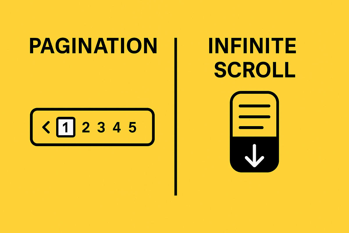 Infinite Scroll vs Pagination — A Frontend Deep Dive | by Eishta ...