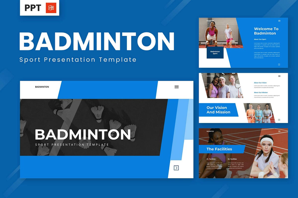Badminton — Sport Powerpoint Templates | by Photonpathfinder | Medium