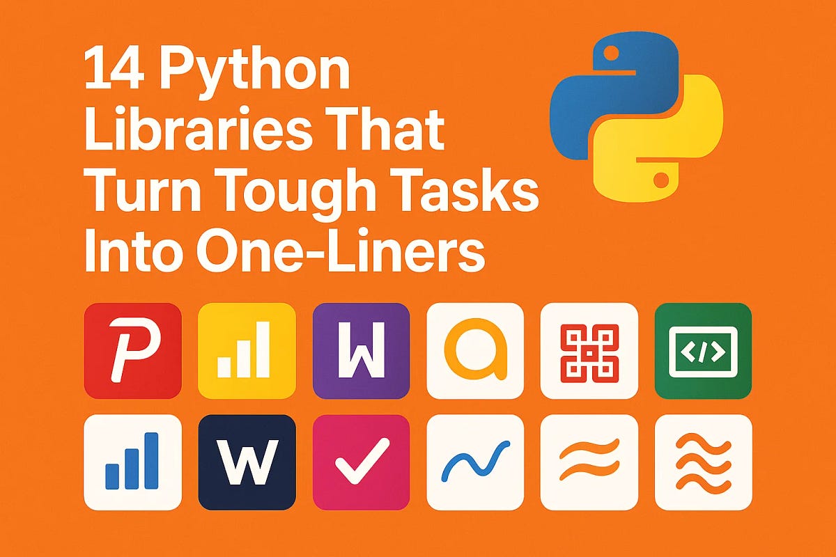 14 Libraries That Turn a Day’s Work into One Line of Code | by Abdul Ahad | Nov, 2025 | Python ...