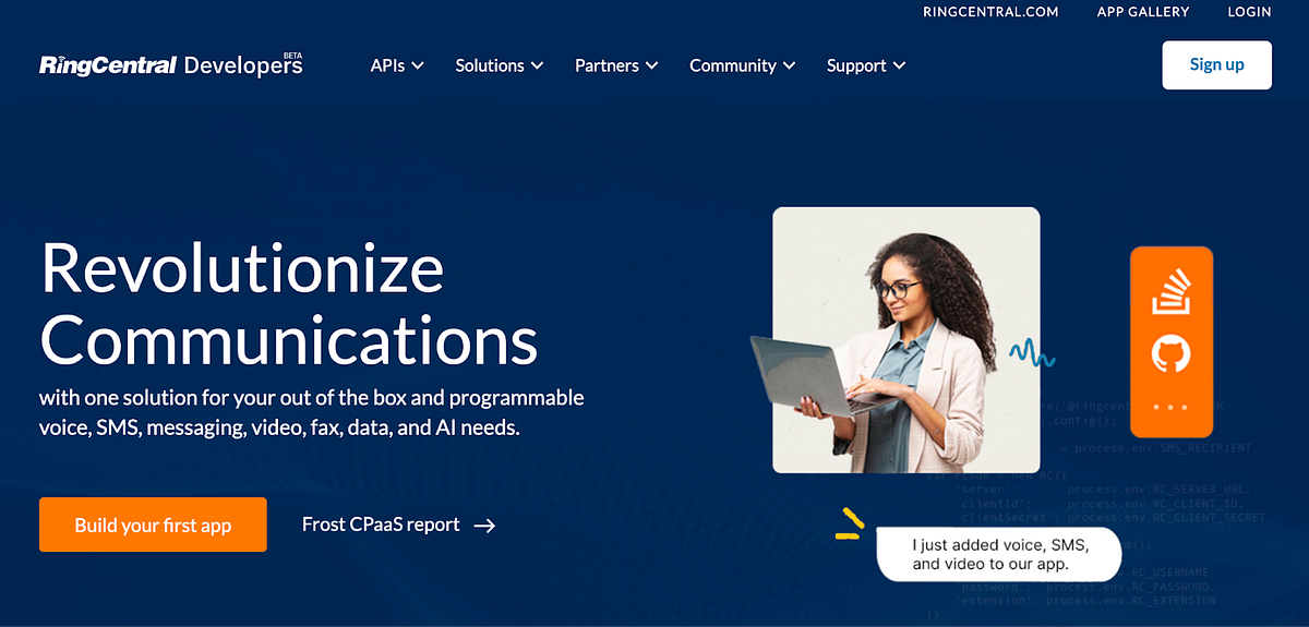 Walkthrough Documentation: RingCentral APIs, Automator, Community, and more | RingCentral Developers