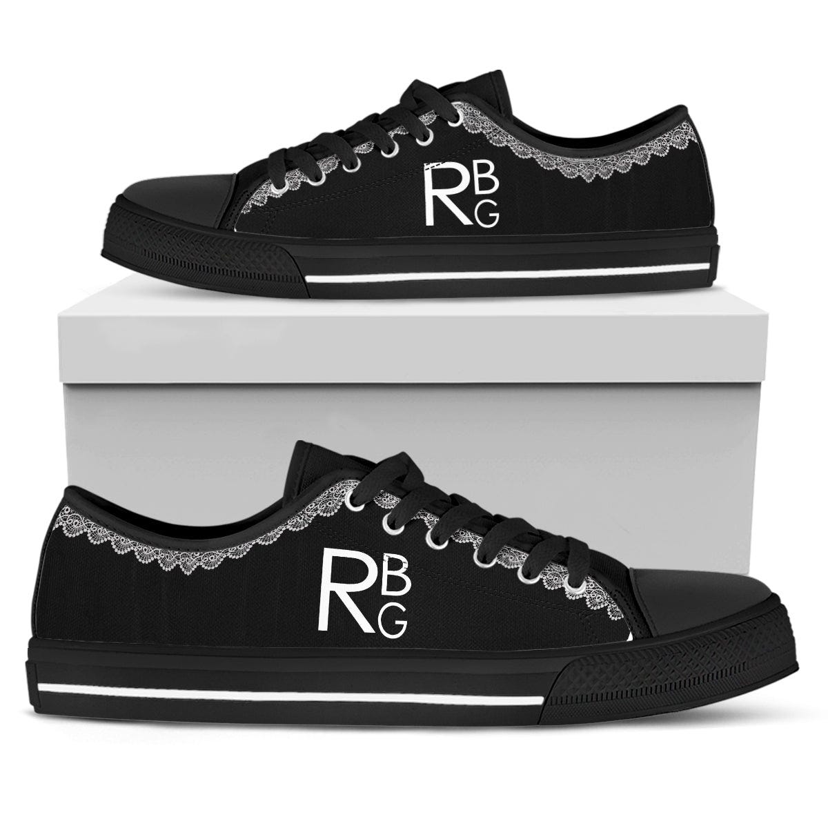 Rbg Ruth Bader Ginsburg Canvas Shoes 2024 Style Design By Facetotes ...