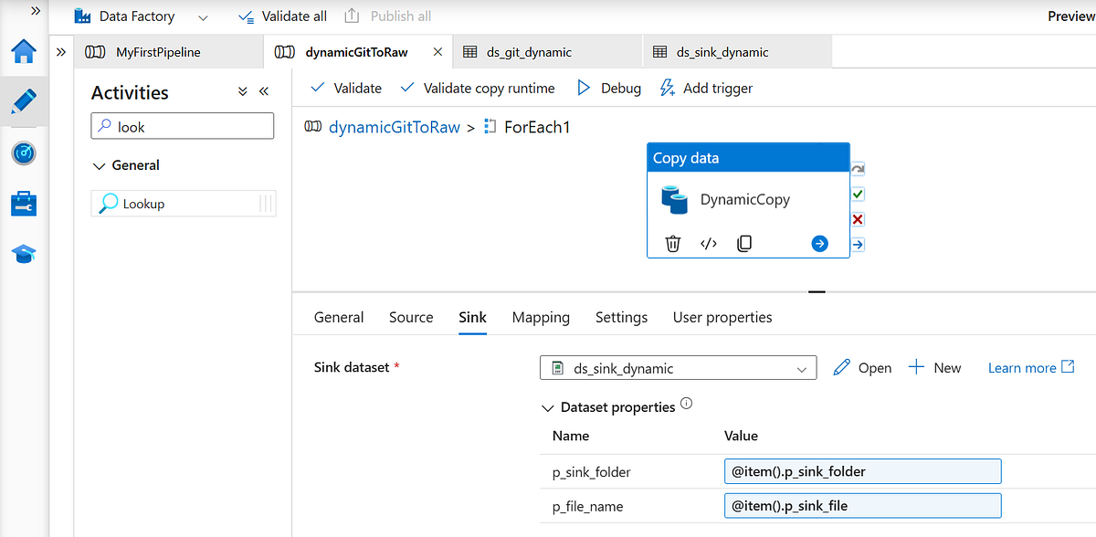 📘 Detailed Notes: Azure Data Factory Project — Copying Static & Dynamic ...