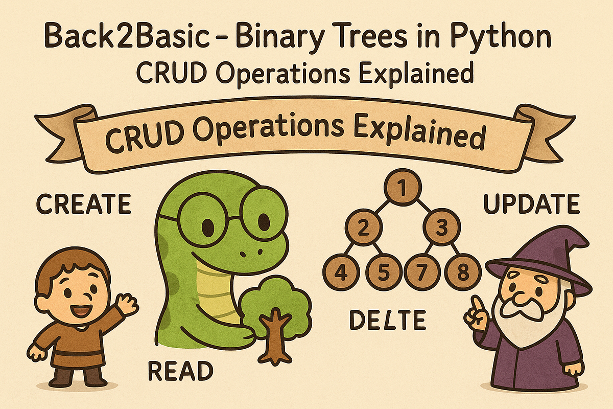 Back2Basic: DSA-Binary Trees. CRUD Operations Explained | by Minh Le Duc | Aug, 2025 | Python in ...