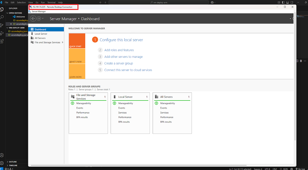 Deploying a Virtual Machine in Azure Using an ARM Template — with ...