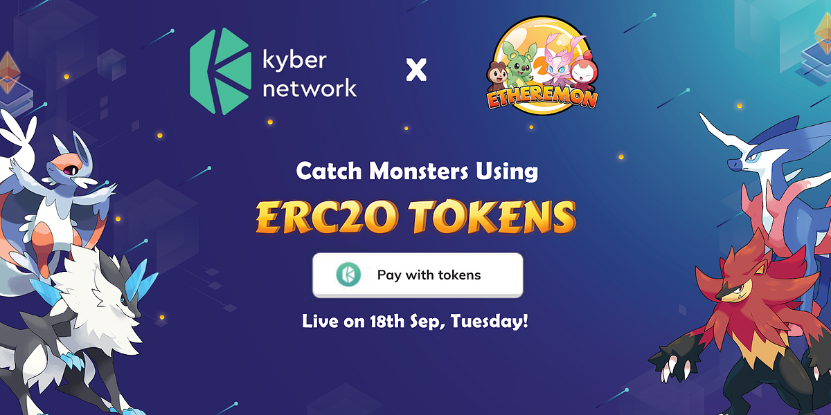 이더몬에서 카이버를 활용해 ERC20 토큰 결제가 가능해졌습니다 | by Anton Buenavista | Kyber ...