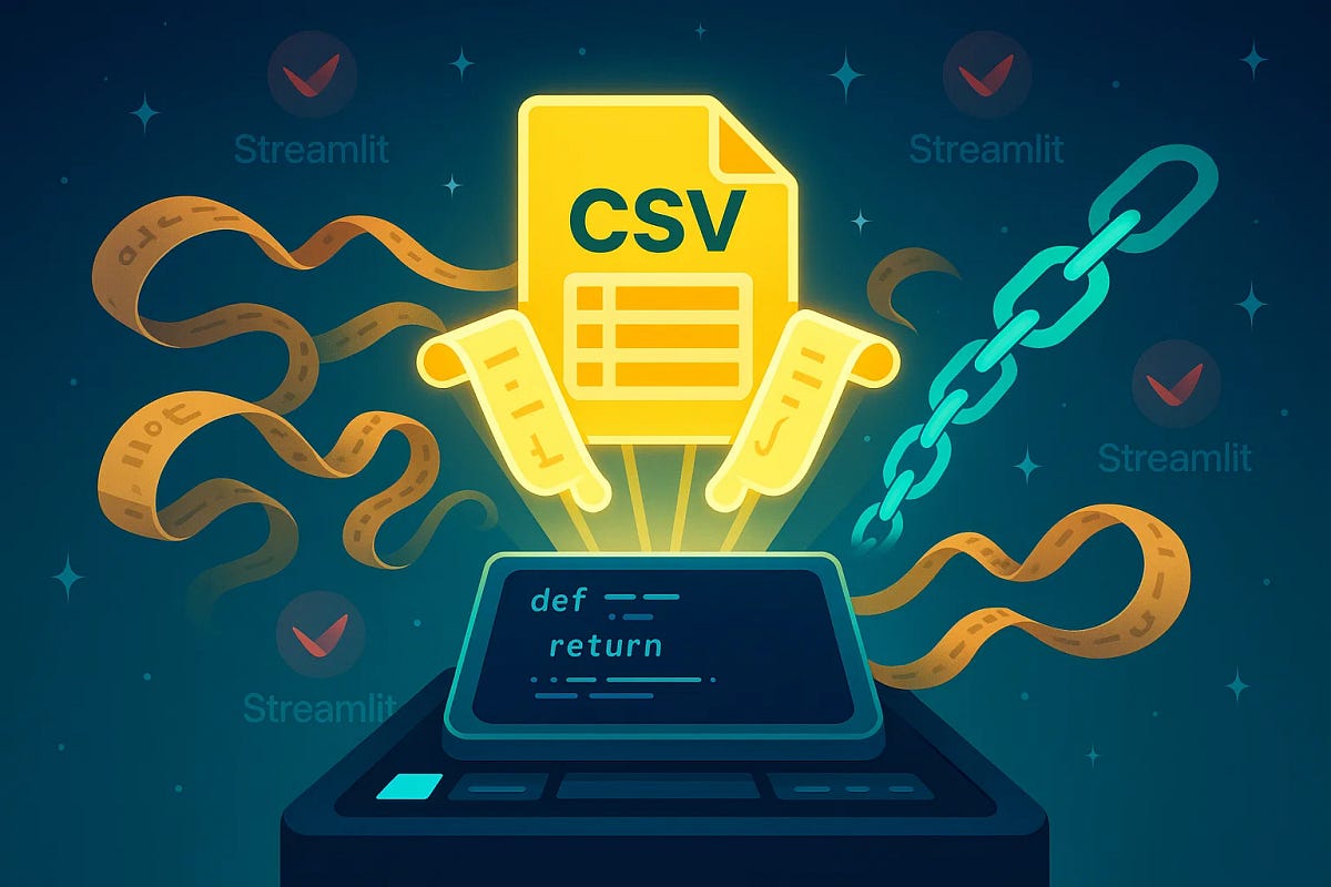 How I Built A Streamlit App That Lets You Chat With Csv Files Using Python And Langchain By 3353