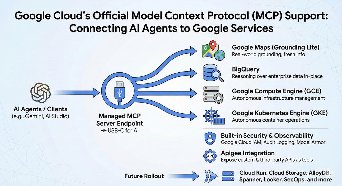 Stop Wiring APIs: Google’s Remote MCP Server Gives Your AI Agents One ...