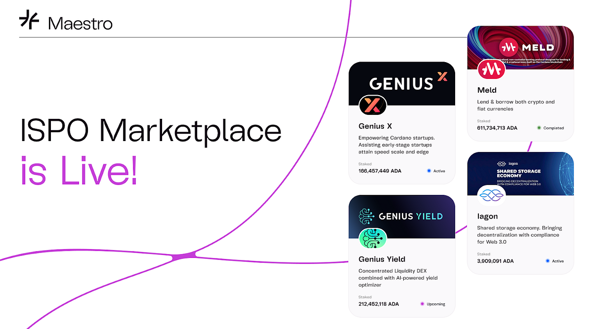 Maestro’s ISPO marketplace is live! | by Maestro | Maestro | Medium