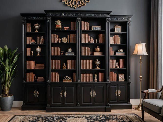 Black Bookcases With Doors | by Hazel Russell | May, 2024 | Medium