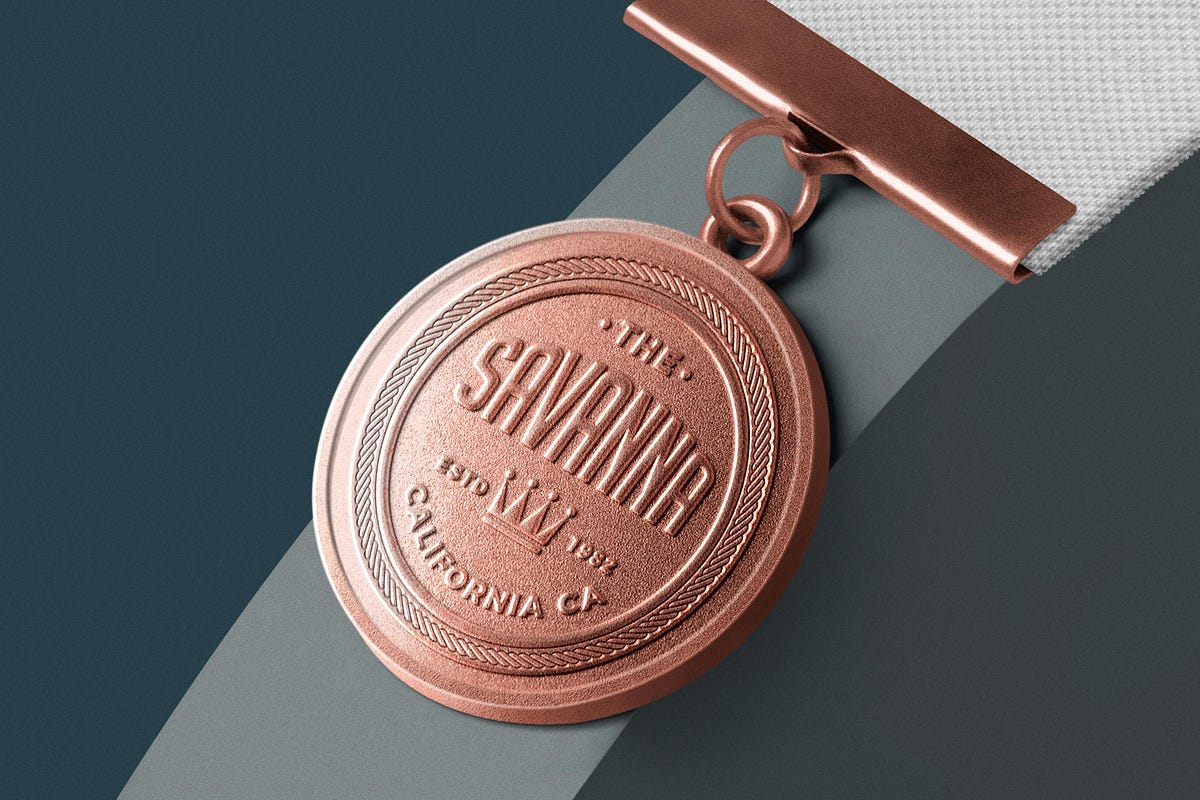 Embossed Medal Logo Mockup (Product Mockups Graphic Templates) | by ...