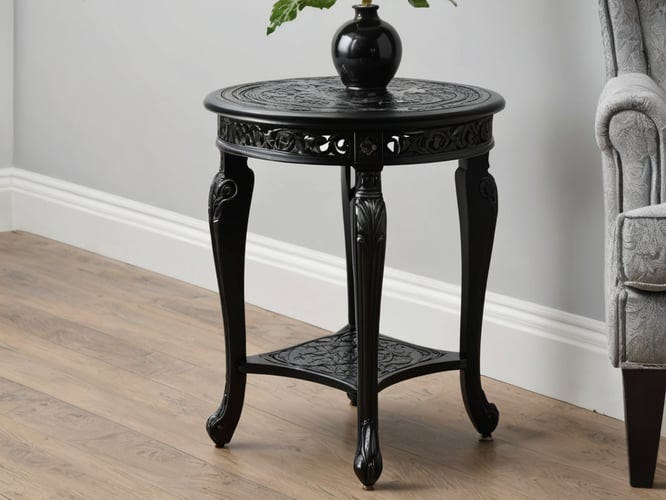 Black Round Side Tables | by Nora King | May, 2024 | Medium