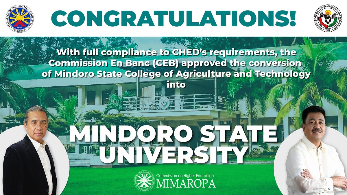 Oriental Mindoro now has a state university, and I’m proud of it | by ...