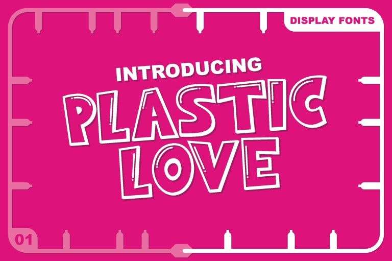 Plastic Love Font | by kaisunnan8 | Jul, 2024 | Medium