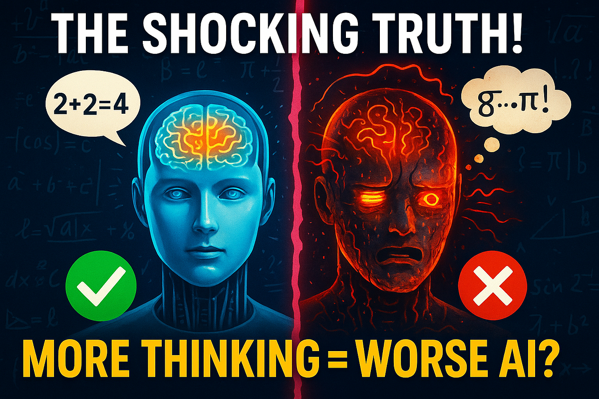 Why Making AI Think More Actually Makes It Dumber | Artificial ...