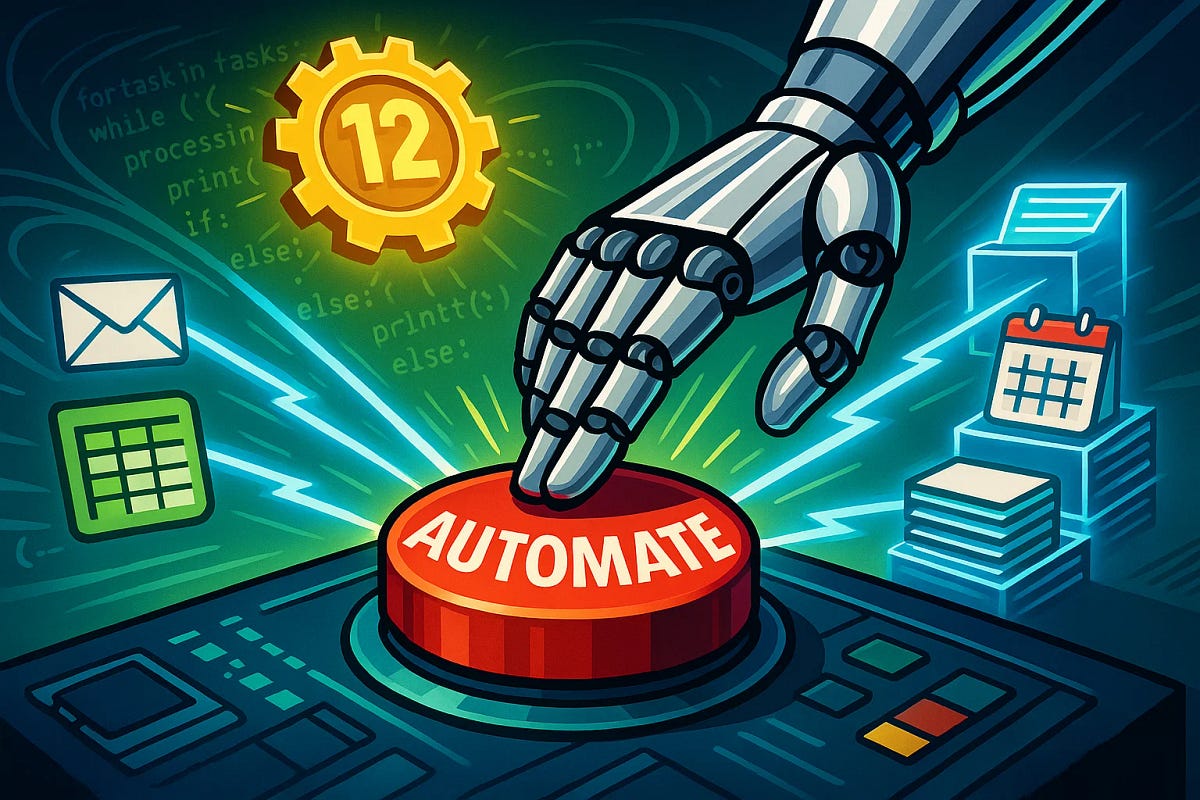 How I Automated 70 Of My Workflow With Just 12 Python Scripts By Abdul Ahad Python In Plain 1465