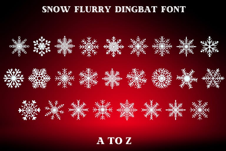 Snow Flurry Font Free Download - Kaitooon - Medium