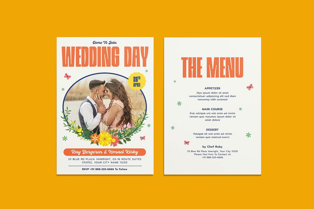 Monpire Wedding Invitation Template | by Nebulaninja | Medium