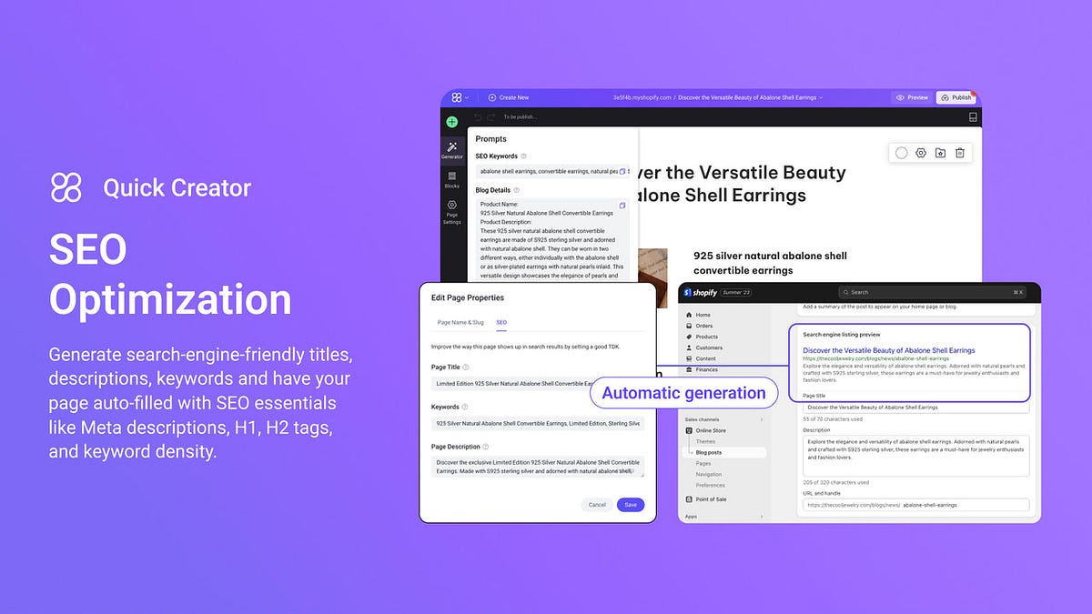 QuickCreator Review: AI-Powered Content Creation and SEO Made Easy | by ...