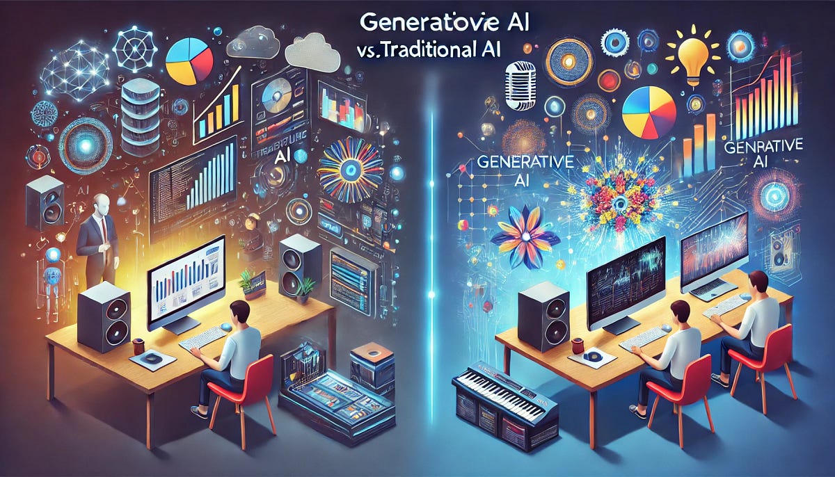 Art of AI: Generative vs. Traditional — What’s the Difference? | by Li ...