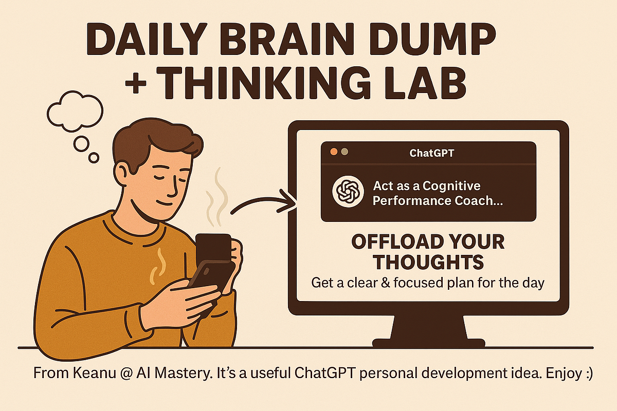 Daily Brain Dump + Thinking Lab. This is from an email I received by ...