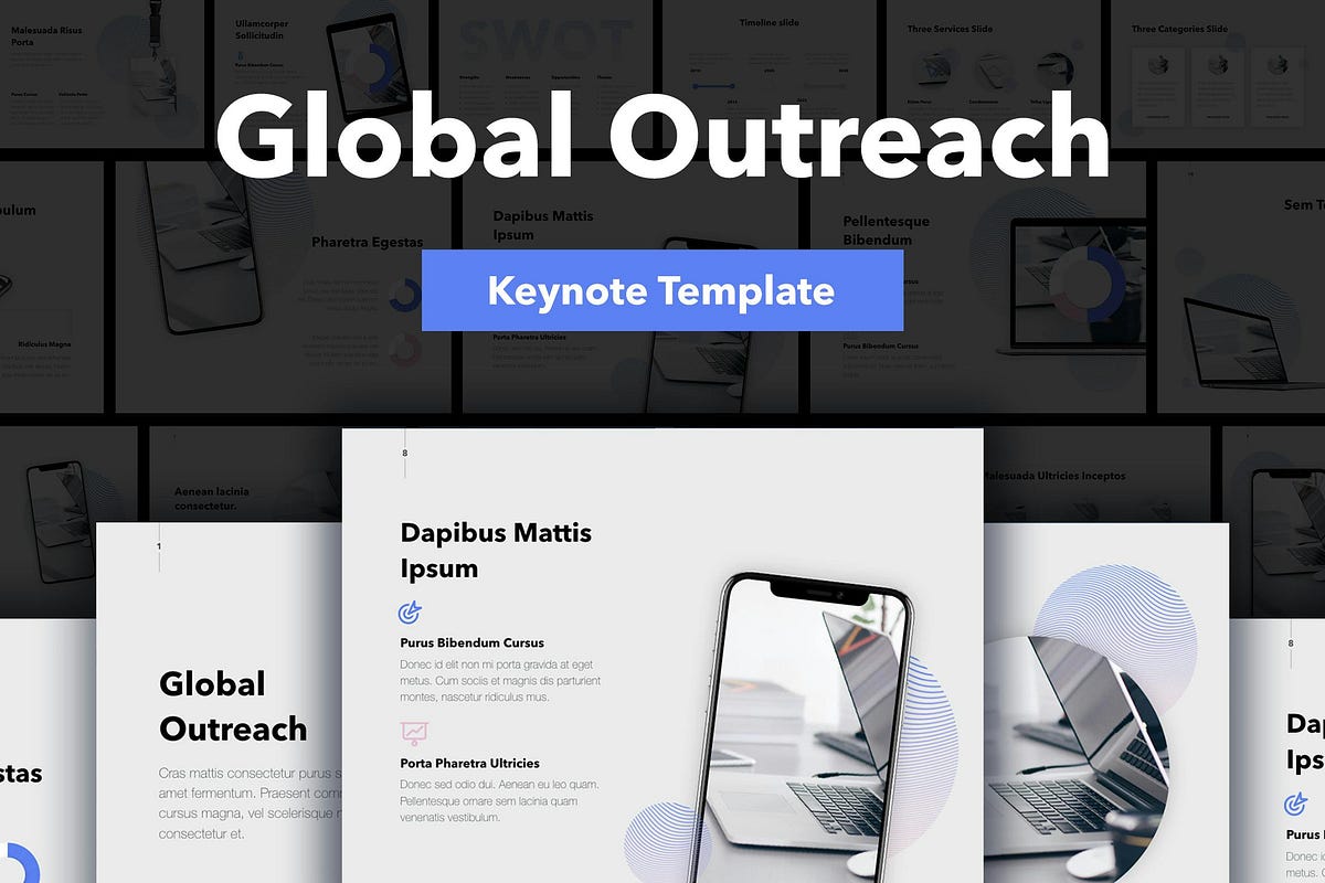 Global Outreach Keynote Template (Presentation Templates) | by ...