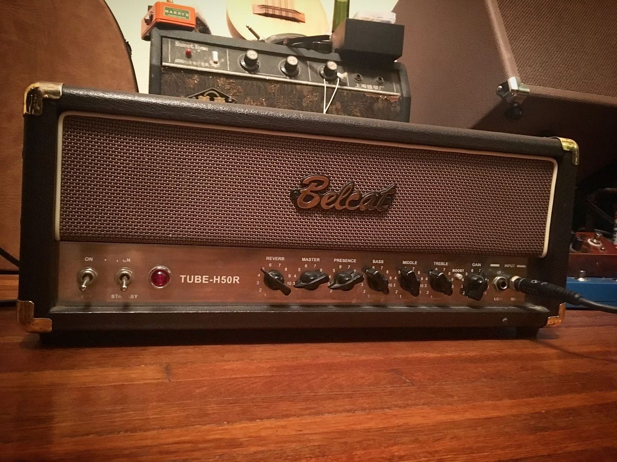 I’m Ready for My First Tube Amp. Belcat 50 Watt Amp Head | by Michael Ouyang | Medium