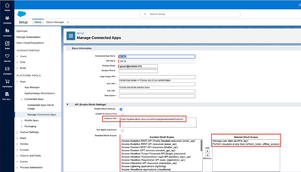 Salesforce Okta Integration with Automatic Provisioning | by oneIAM | Medium