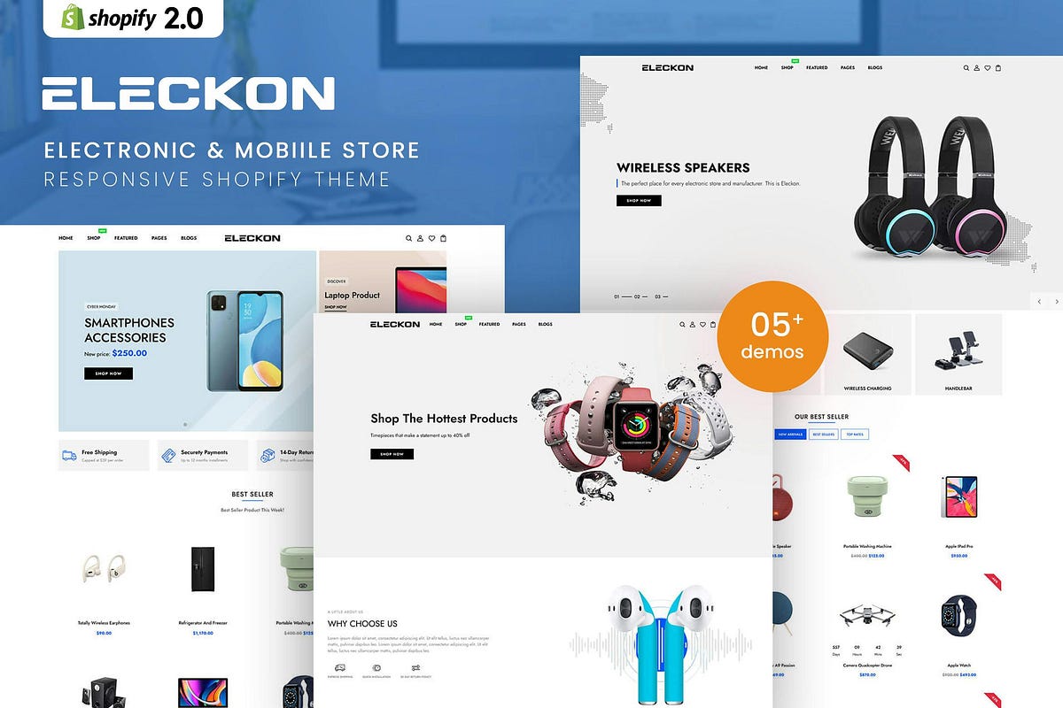 Eleckon — Electronic Store Shopify 2.0 Theme | by Svginnovator | Jun, 2024 | Medium