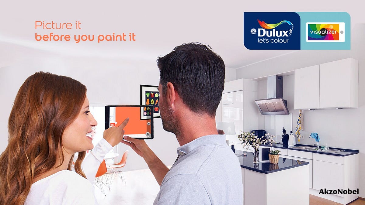 Take a quick look at your bedroom makeover with the Dulux Visualizer ...