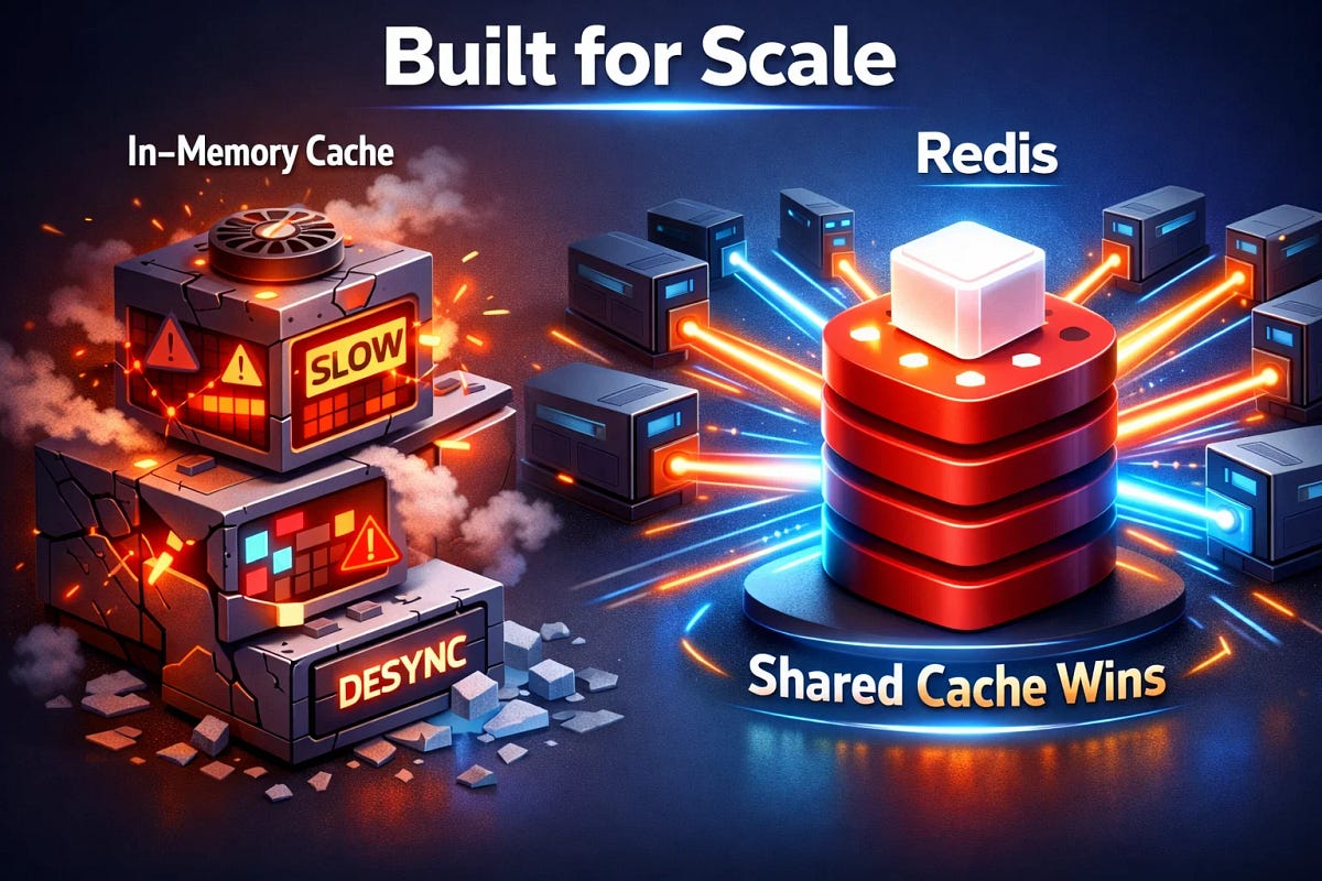 Redis vs In-Memory Cache: Why Simple Caching Slows Down React 19 Apps ...