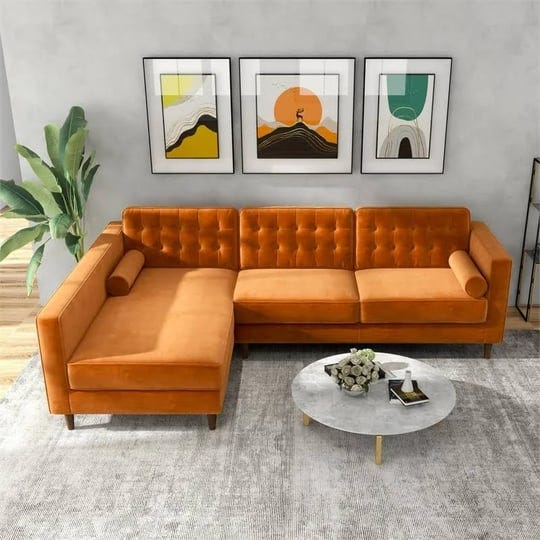 Orange Velvet Sectionals | by Nichole Bond | Jul, 2024 | Medium