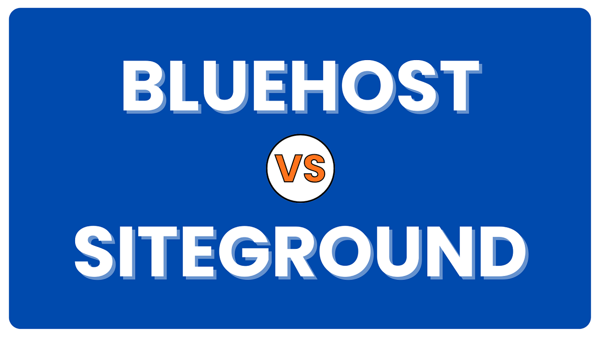 Siteground vs Bluehost (2024): Our Expert Verdict Revealed! Siteground in UK | by Jordan | Jul ...